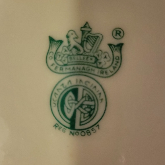 Belleek | Dining | 3 Rare Antique Flawless Belleek Ireland Fine ...